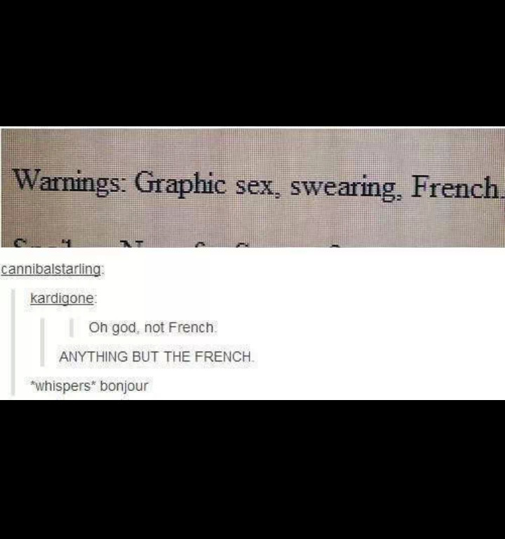 no not french - Meme subido por ushy :) Memedroid