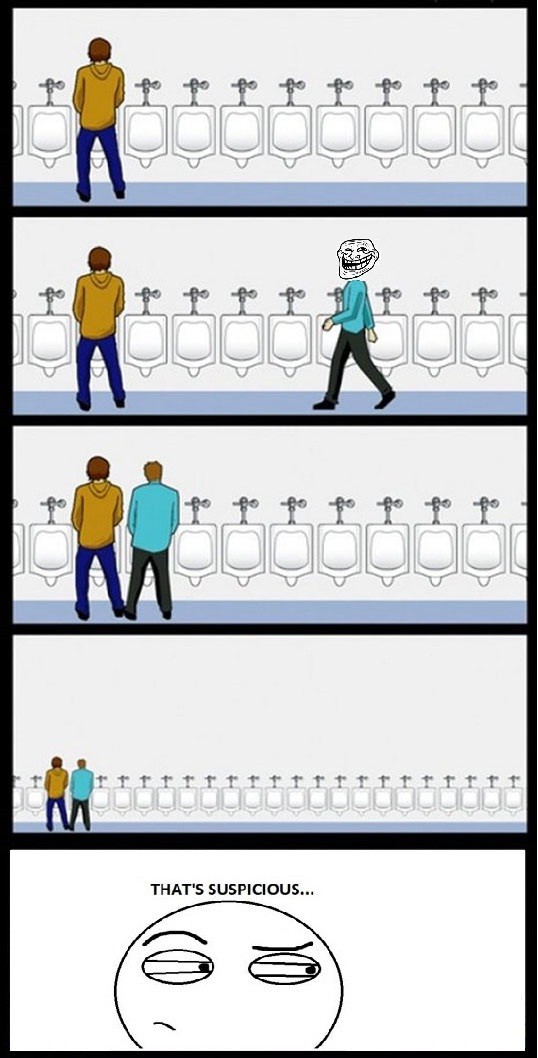 que no puedes mear en otro lado - Meme subido por cesar446622 :) Memedroid