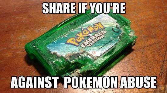 I'm against pokemon abuse! - Meme by JayyParalyze :) Memedroid