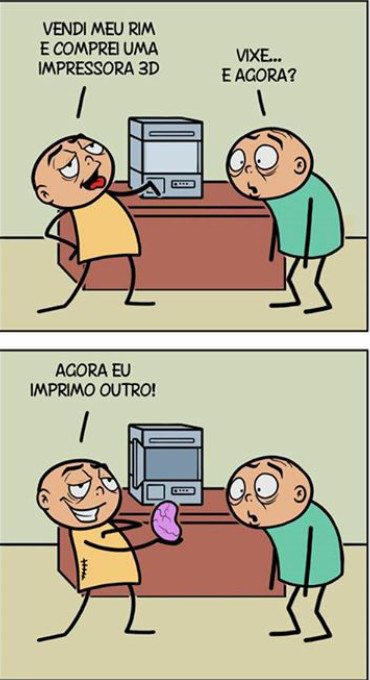 impressora 3D - Meme subido por joaow :) Memedroid