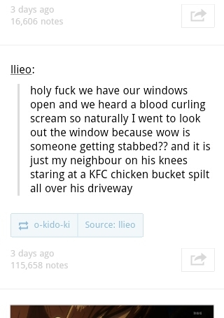 That poor bucket of fried chicken ;-; - Meme by WittyUsername :) Memedroid