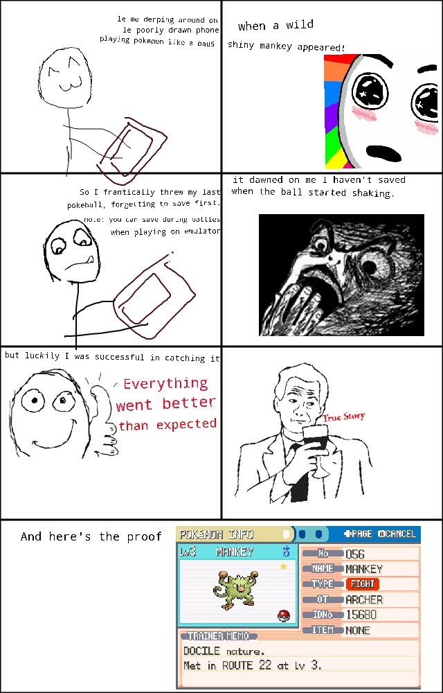 Rage Comic Pokemon Image Tagged With Pokemon, Meme, Memes