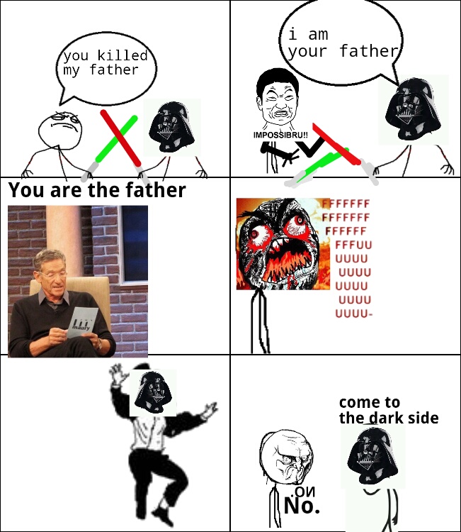 you are the father - Meme by brownkhalid1 :) Memedroid