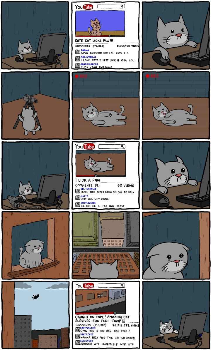 poor kitty - Meme subido por Patrick_Squarepants :) Memedroid