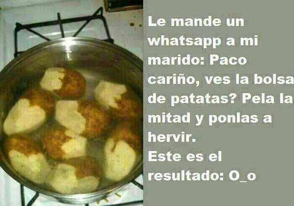 Paco, ves la bolsa de patatas - Meme subido por Jesusviya :) Memedroid