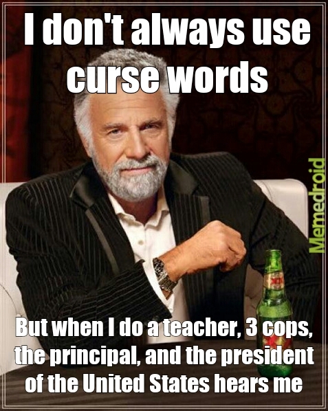 No Curse September! - Meme by RaginDomo :) Memedroid