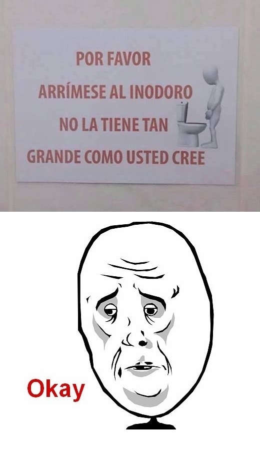 apunta al inodoro - Meme subido por ailingg90 :) Memedroid