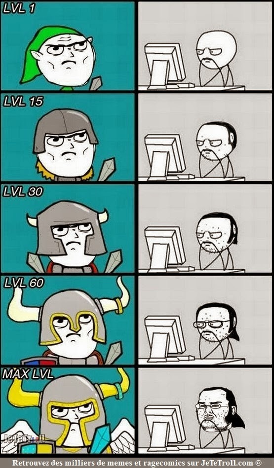 por fin llegué a max level! - Meme subido por petepo :) Memedroid