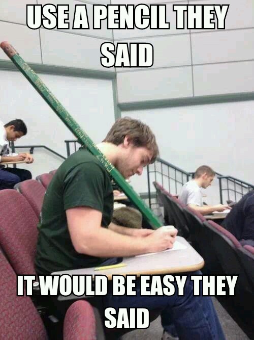 6th comment gets a pencil - Meme by butboy555 :) Memedroid