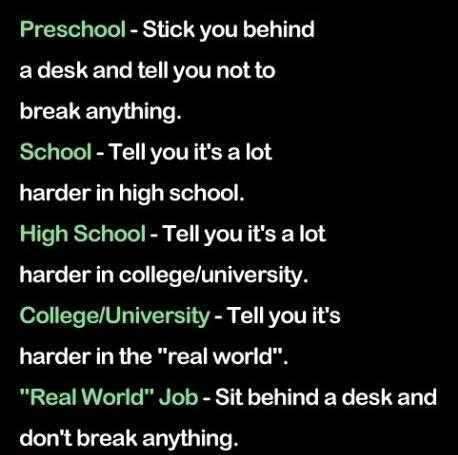 The real world - Meme by davidsealover :) Memedroid