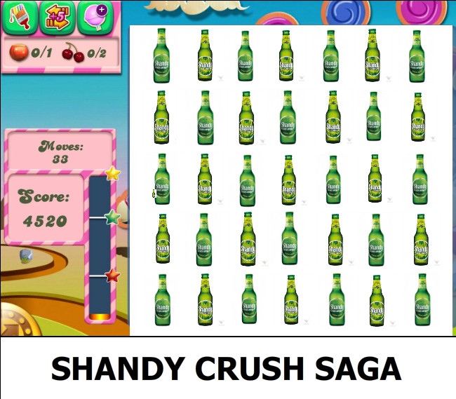 shandy crush saga - Meme subido por fredj28 :) Memedroid