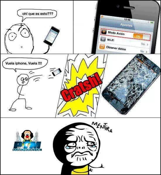 modo avion - Meme subido por diazomar49 :) Memedroid