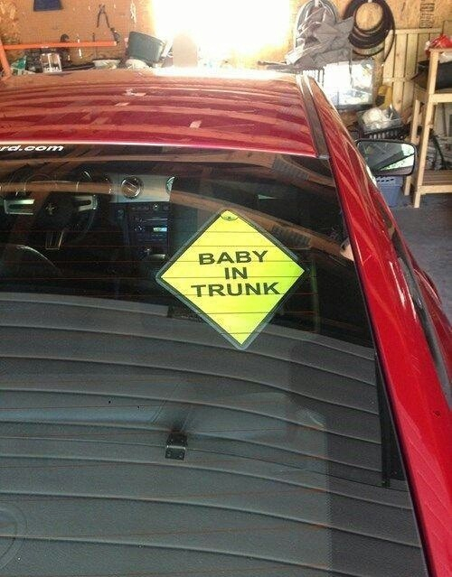 Baby in trunk - Meme by frostfireAngel69 :) Memedroid