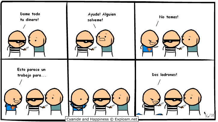 este es un trabajo para... dos ladrones!! - Meme subido por Lolpixel64 ...