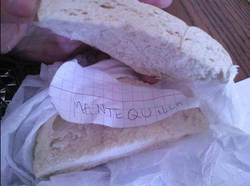 Pan con mantequilla a lo pobre - Meme by sebat :) Memedroid