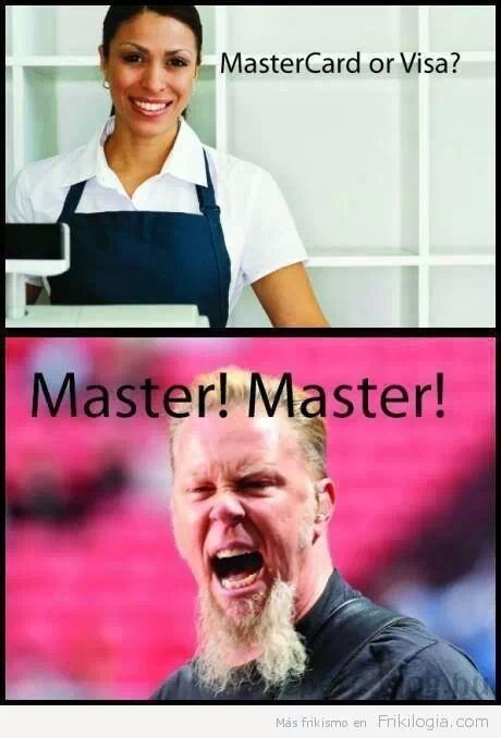 MASTER MASTER - Meme subido por diegorocker97 :) Memedroid