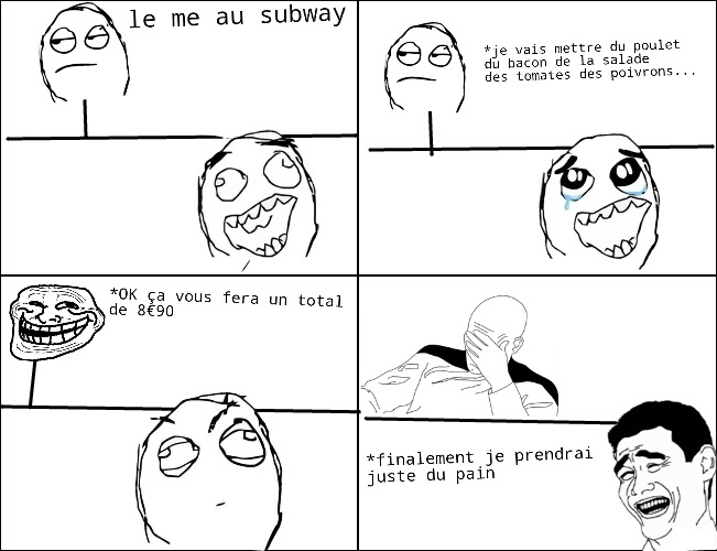 subway - Meme subido por badluck :) Memedroid