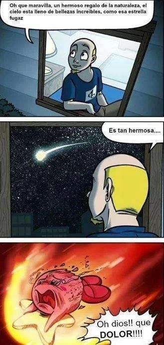estrella fugaz - Meme subido por ocasoipsis :) Memedroid
