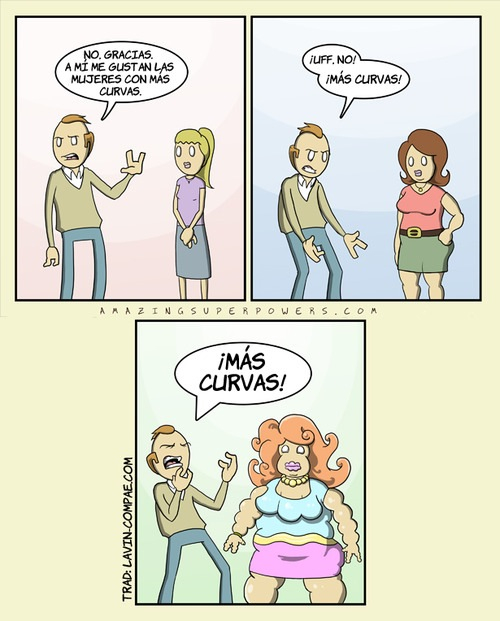 Curvas - Meme subido por Memedroid mola :) Memedroid