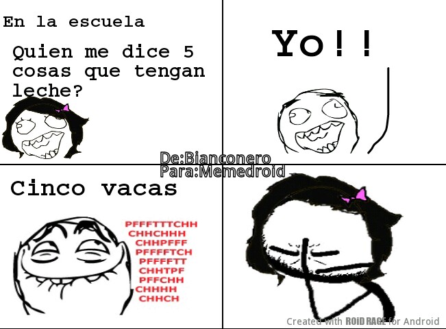 La leche - Meme subido por Bianconero :) Memedroid