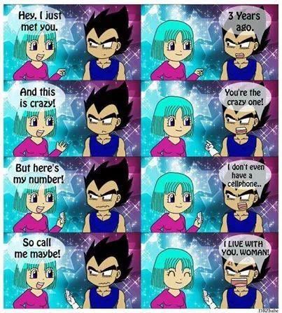 Funny Bulma Memes Bro Folded So Damn Fast 😂 #vegeta #bulma #mybulma