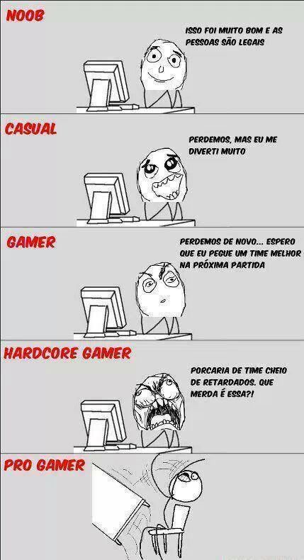sou o hardcore gamer e vcs? - Meme by Oi_sou_um_otaku :) Memedroid