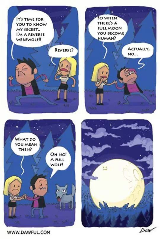 Reverse Werewolf - Meme by Ajron_Mern :) Memedroid