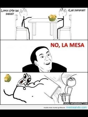 no el plato - Meme subido por atonsiano123 :) Memedroid