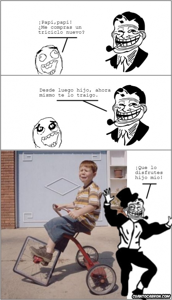 papá troll - Meme subido por ailingg90 :) Memedroid
