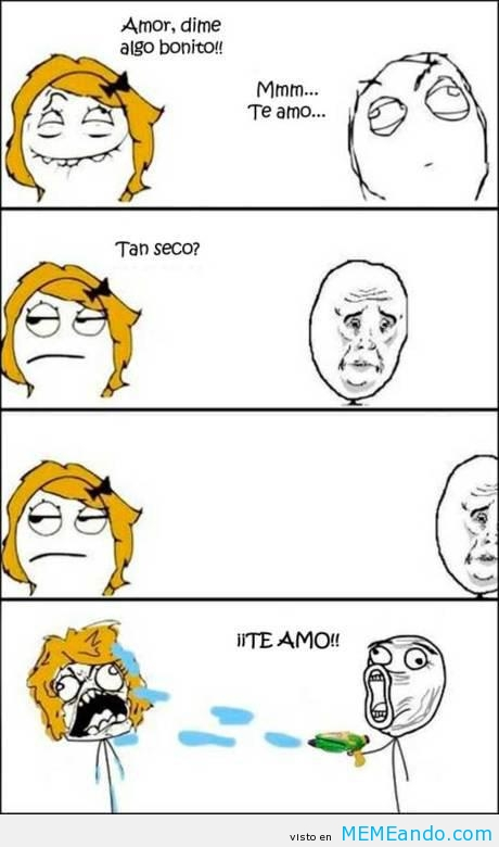 Bueno ella dijo que era tan seco! - Meme subido por MOTATO2000 :) Memedroid