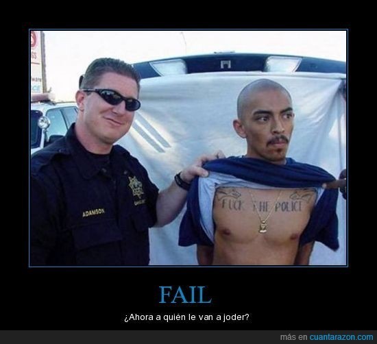 fuck the police - Meme subido por ryuuzaki_hernandez :) Memedroid