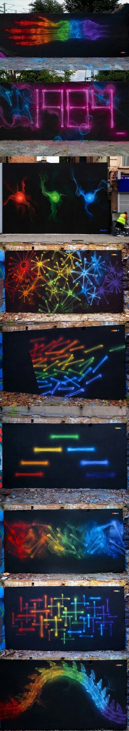 Graffitis de neon :O - Meme by javulicraft :) Memedroid