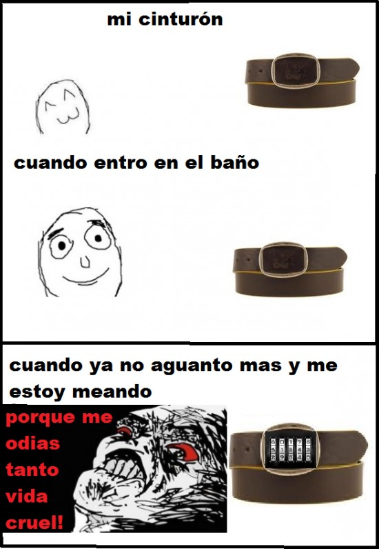Maldito cinturon - Meme subido por Jokerjaja :) Memedroid