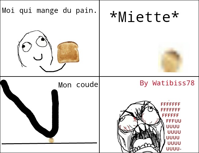 La miette de pain , une arme meurtrière. - Meme by watibiss78 :) Memedroid