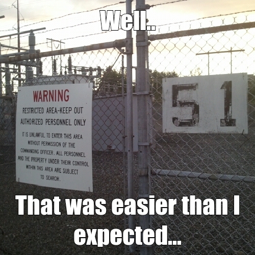 Hello area 51 - Meme by TheUnknownK :) Memedroid