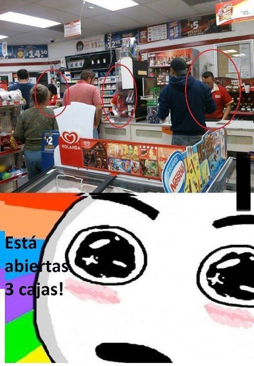 3 cajas abiertas :O - Meme subido por trollencia_ :) Memedroid