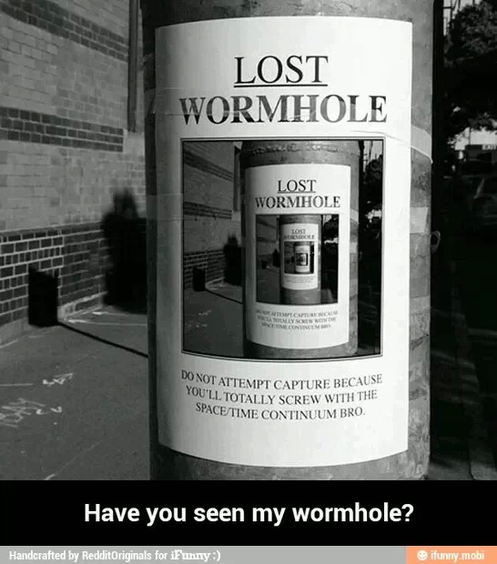 Lost Wormhole - Meme by pedollm :) Memedroid