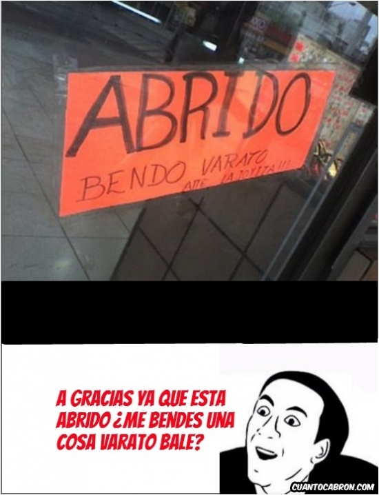 Abrido - Meme subido por yasirmafudtgf7 :) Memedroid