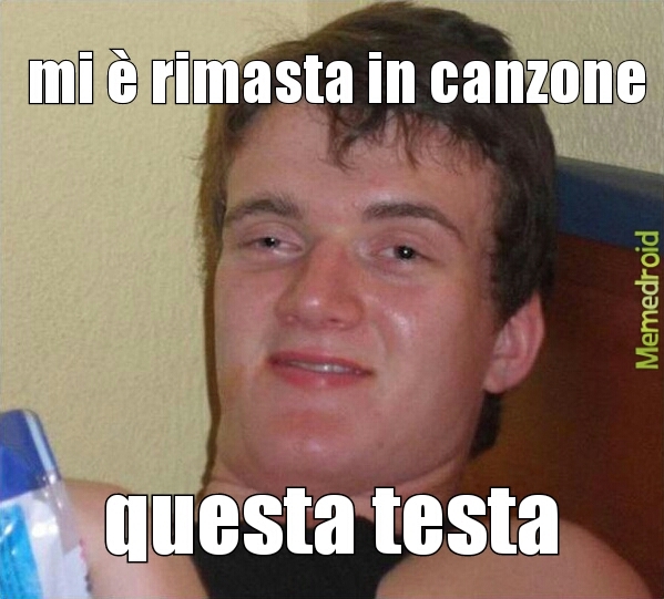 testa in canzone - Meme subido por marco.2000lama :) Memedroid