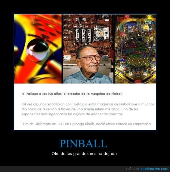 pinball - Meme subido por yo-yo-yo :) Memedroid