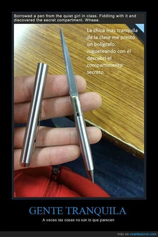 gente tranquila - Meme subido por XDGAMMERXD :) Memedroid