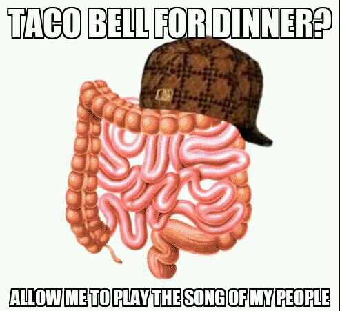 scumbag intestines - Meme by chrisXchrist :) Memedroid