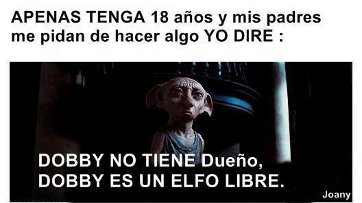 dobby - Meme subido por Natuyunc :) Memedroid