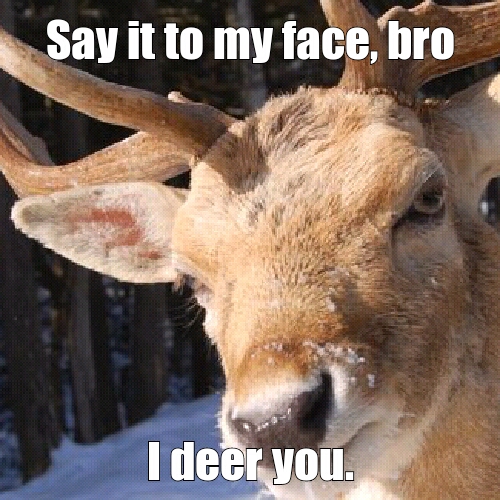 I deer you. - Meme subido por andreaalma21 :) Memedroid