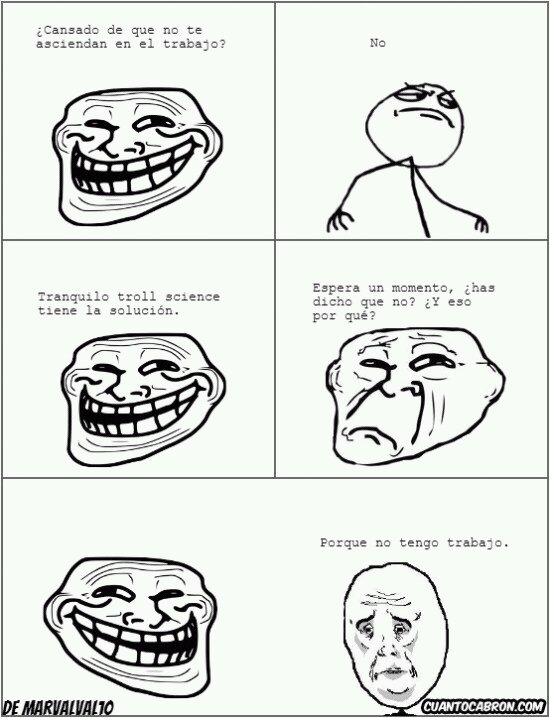 trolleando al troll - Meme subido por armasaxel :) Memedroid