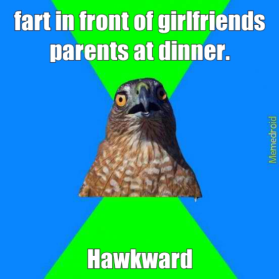 hawkward - Meme by mcchillen12 :) Memedroid