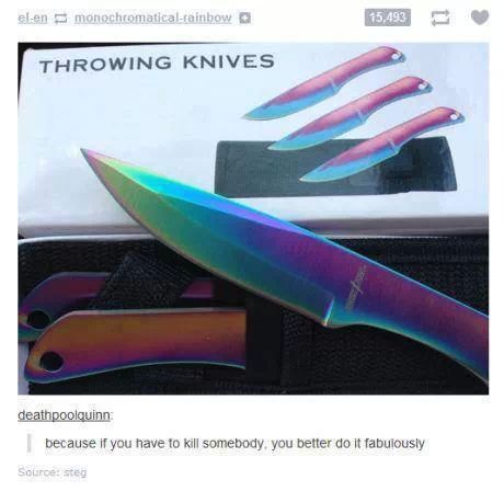 throwing knives - Meme by Sid_pokhrel :) Memedroid