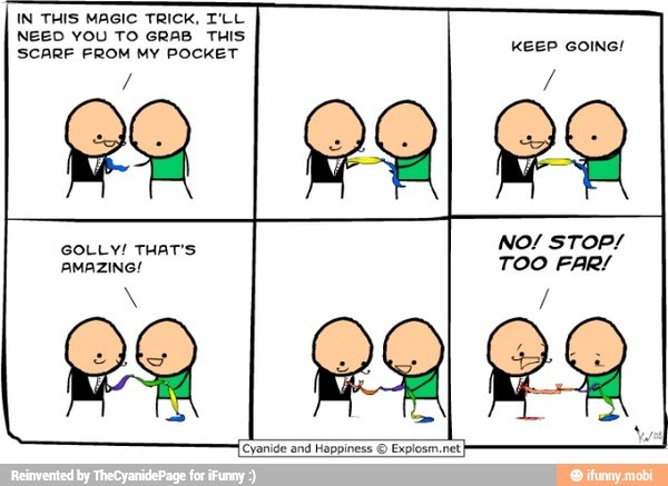 too far - Meme by superpops01 :) Memedroid