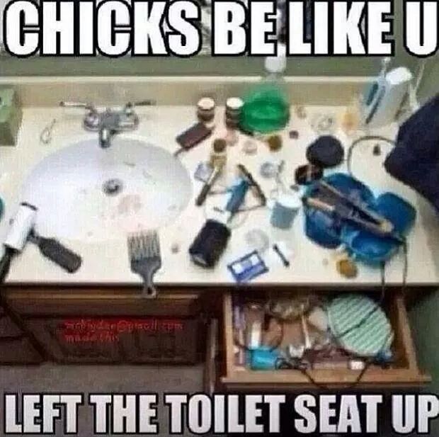 Thank god at least men dont complain. ..............syke - Meme by ...