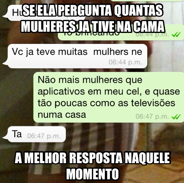 Minha melhor resposta :D - Meme by Samm Ruiiz :) Memedroid